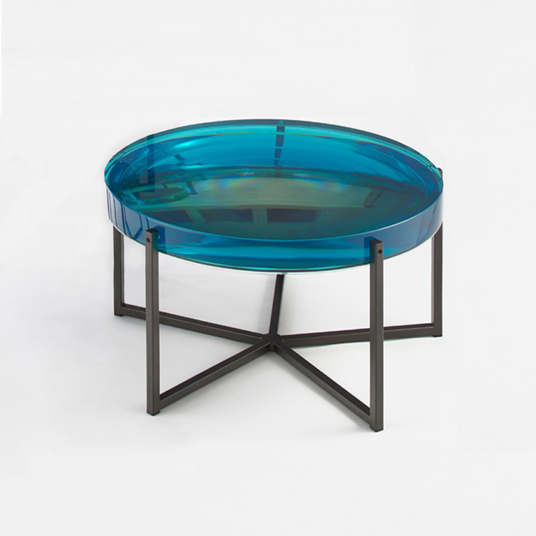 Lens Coffee Table Ø 76 by McCollin Bryan - Rossana Orlandi
